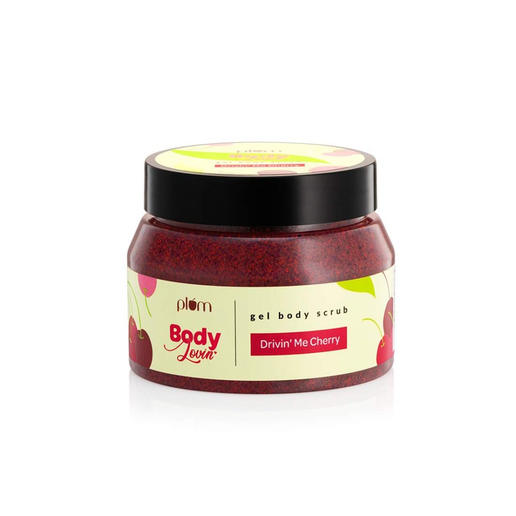 Buy Plum BodyLovin' Drivin' Me Cherry Gel Body Scrub, 200gm at Best ...