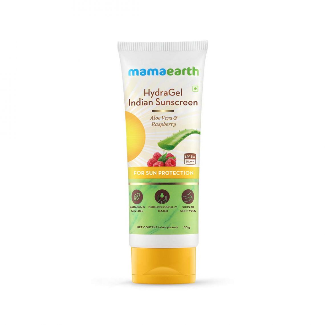 Buy Mamaearth HydraGel Indian Sunscreen SPF 50, 50gm